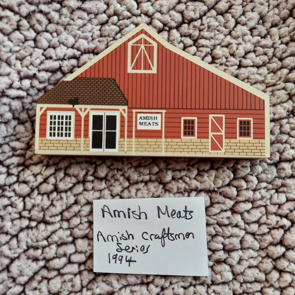 Cat's Meow Village | Accents | Amish Meats Amish Craftsman Series Cats ...